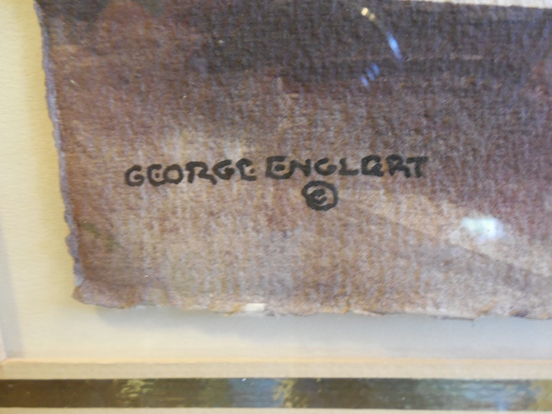 Listed Artist George Englert Watercolor Painting of Tivoli, NY House - Etsy