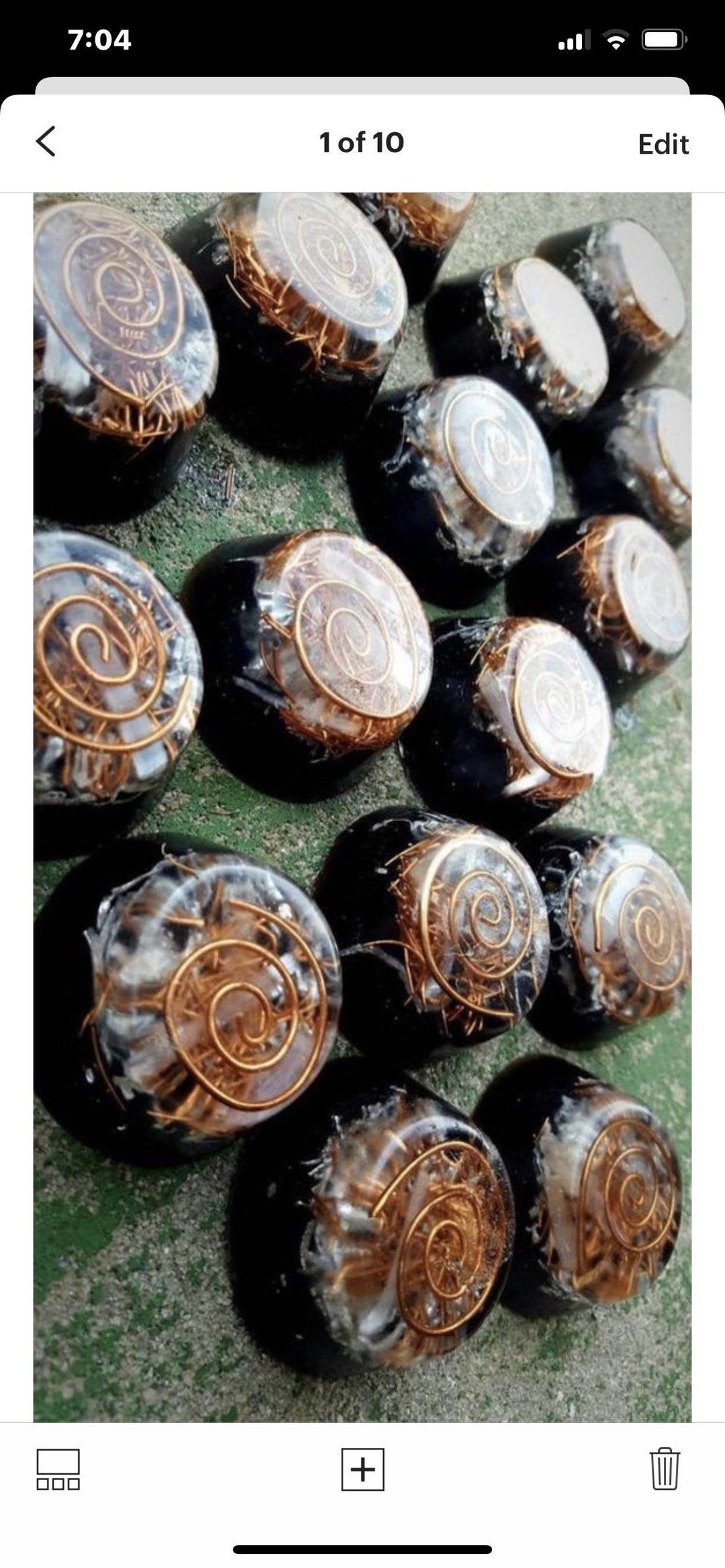 Orgone Tower Busters, Orgonite Puck, Handmade - Etsy