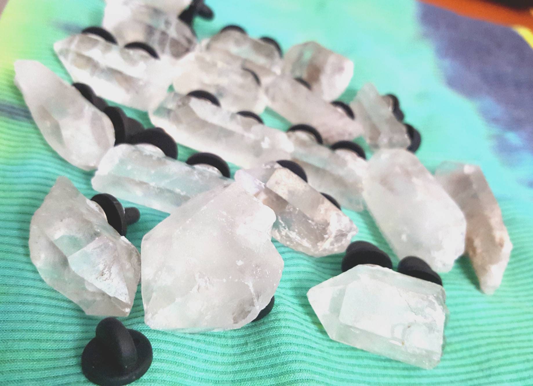 Quartz Crystal Pins | Etsy