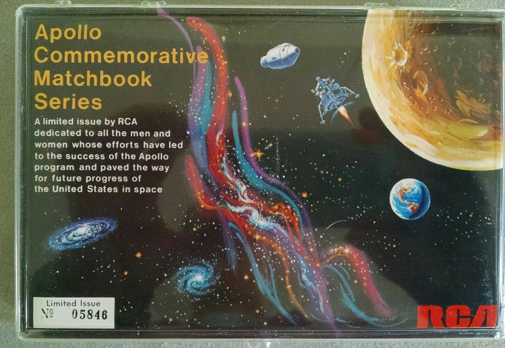 Apollo Commemorative Matchbook Series - Etsy