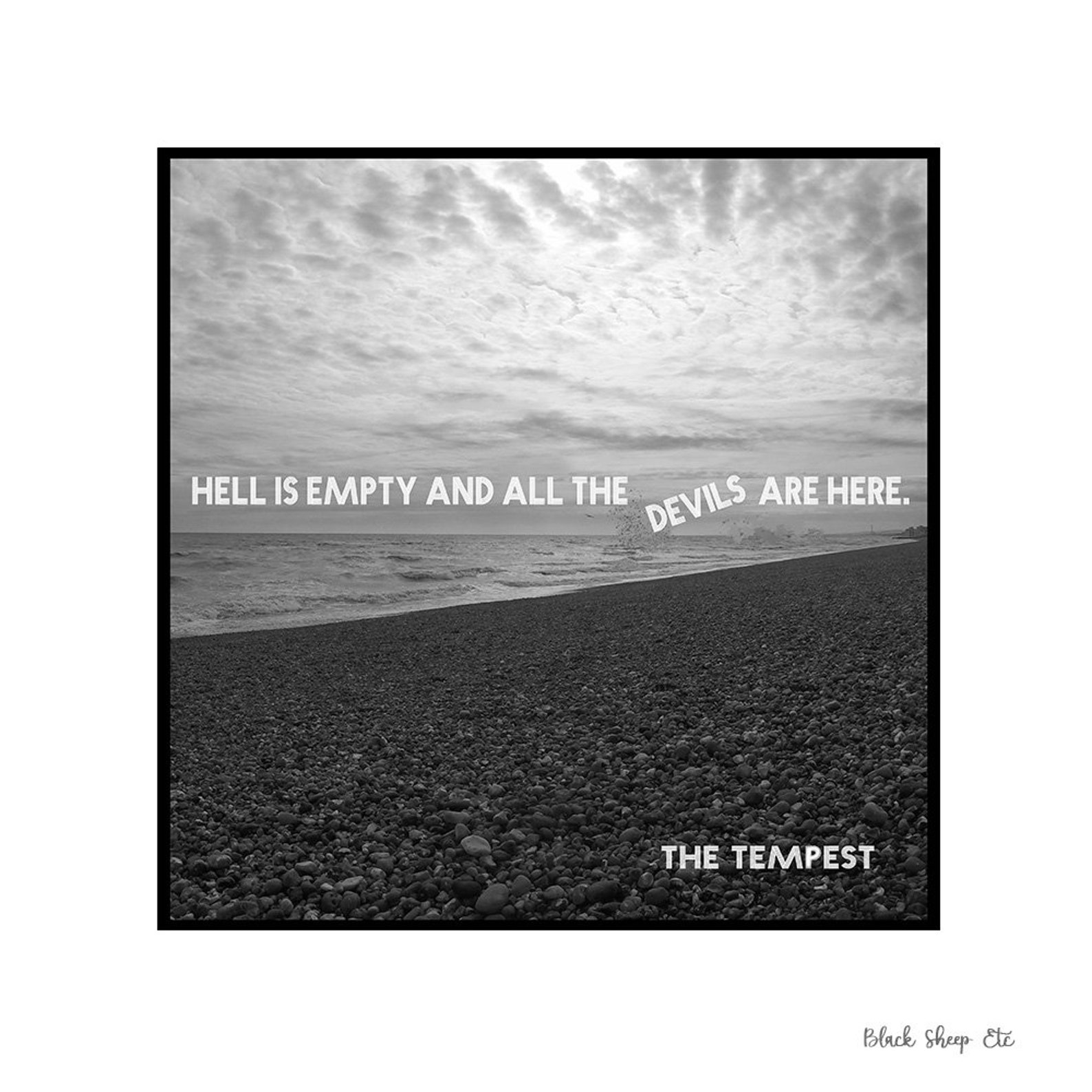 Hell is Empty and All the Devils Are Here Laptop Sticker Decal Stickers - Etsy