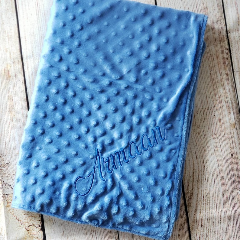 Personalized Baby Blanket - Baby Shower Gift - Minky Baby Blanket ...