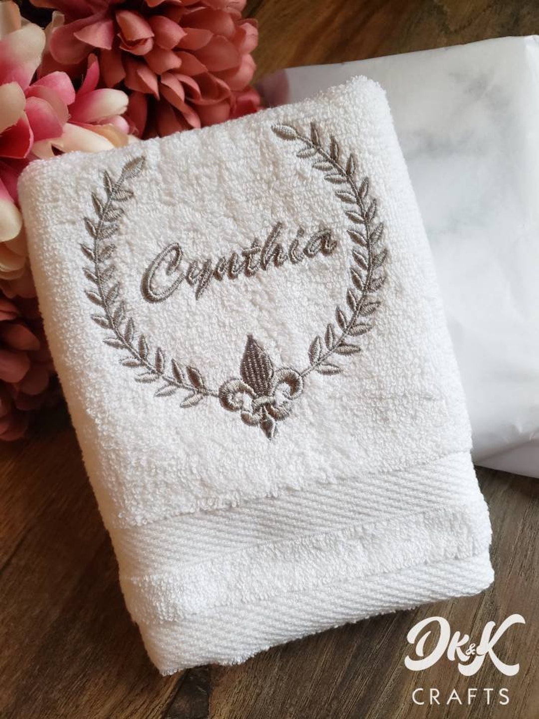 Personalized Towels, Monogrammed Towels, Hand Towels With Names ...