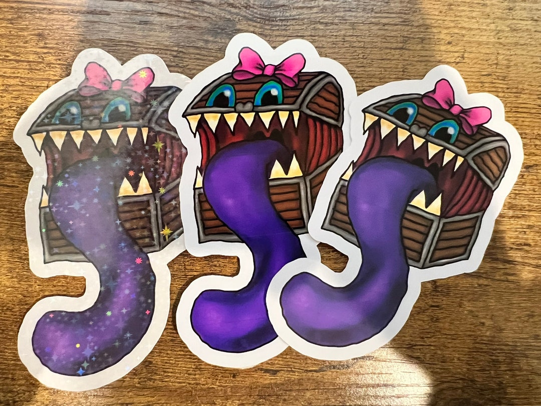 Cute Mimic Sticker Monster Cute - Etsy