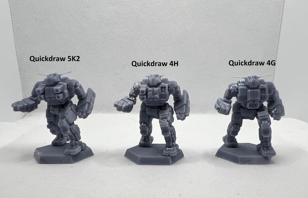 Battletech Quickdraw Variants Mech Tabletop Miniature - Etsy