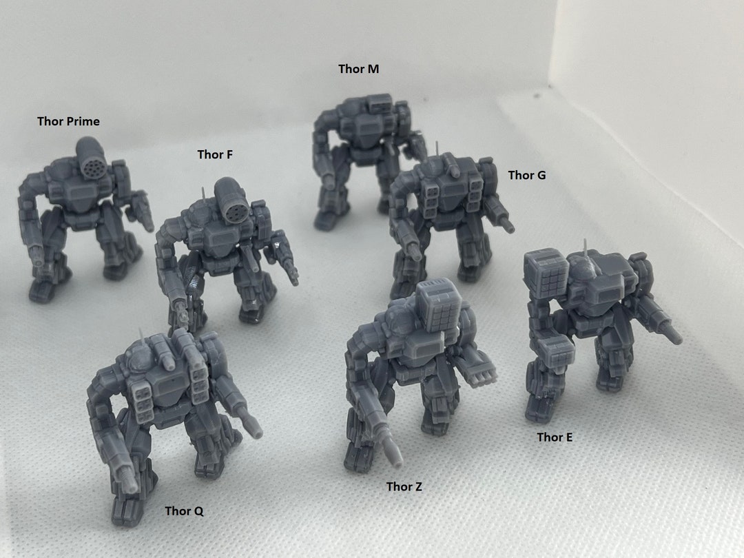 Battletech Thor Mech Tabletop Miniature Variants - Etsy