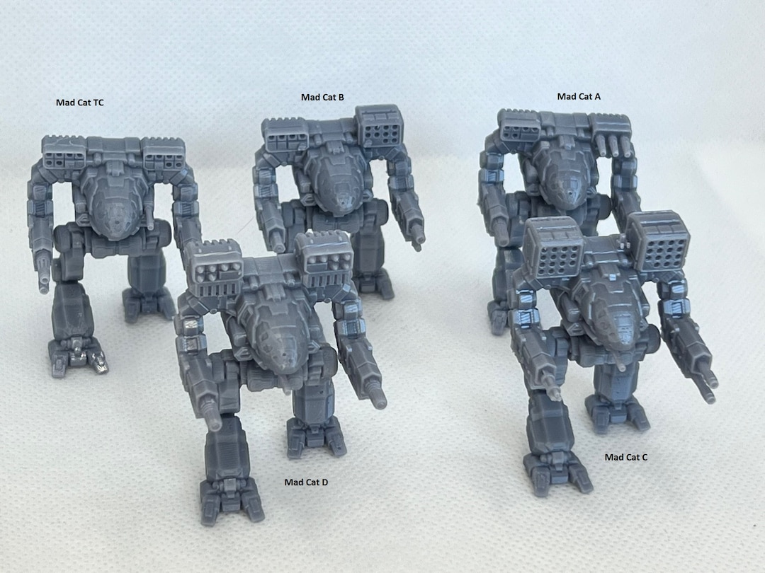 Battletech Mad Cat Mech Tabletop Miniature variants - Etsy
