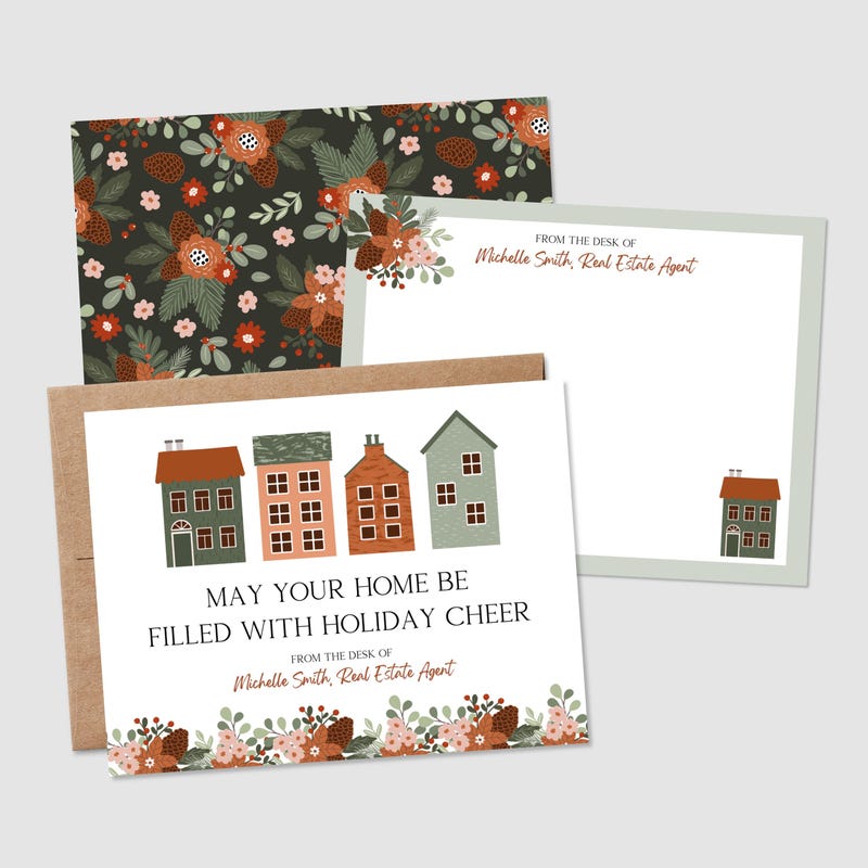 Holiday Cheer Notecards - Etsy