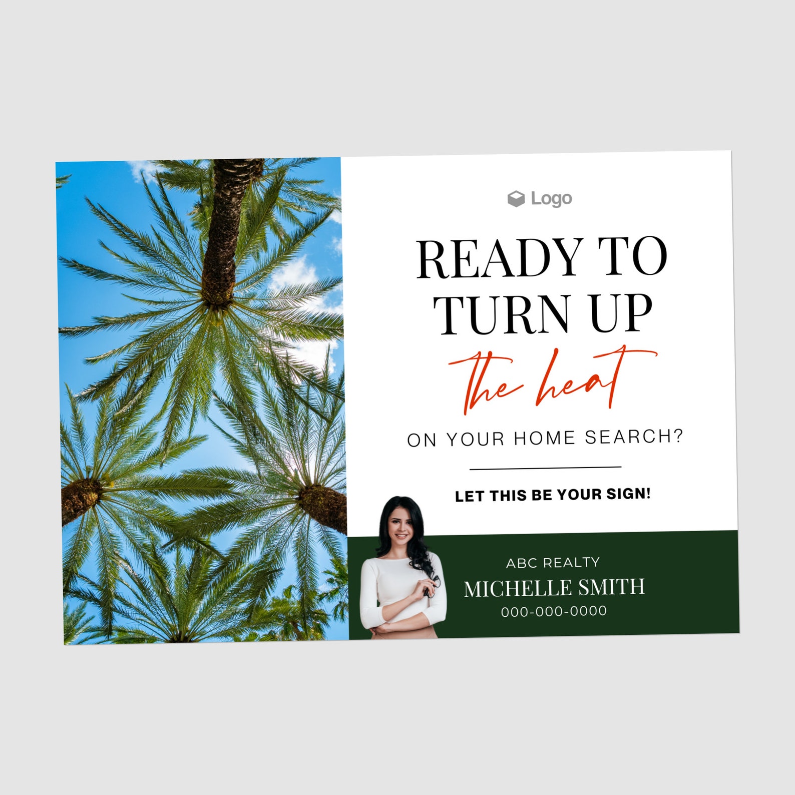 Printed Real Estate Postcards Personalized Real Estate Agent Marketing ...