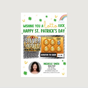 Printed Wishing You A Lotto Luck - Real Estate, Insurance, Mortgage ...