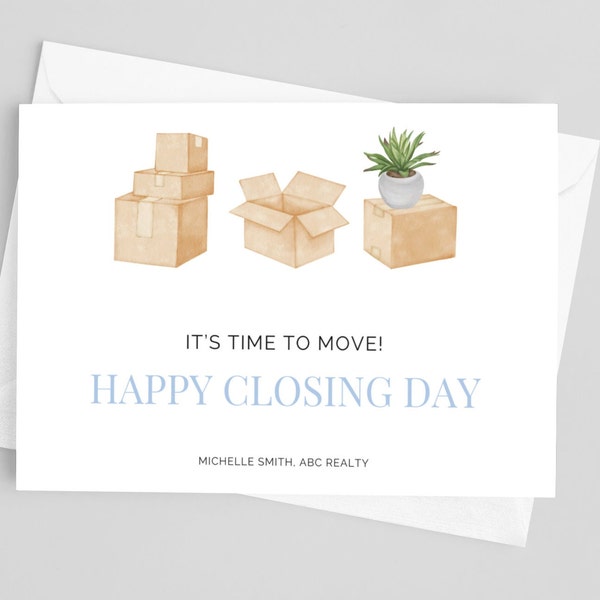 Closing Day Card - Etsy