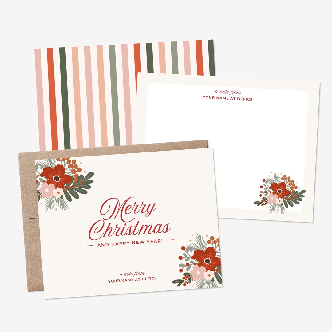 Christmas Real Estate Cards - Personalized Client Notecards With ...