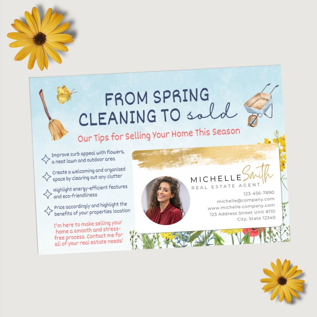 From Spring Cleaning to Sold Set of Spring Home Selling Tips - Etsy