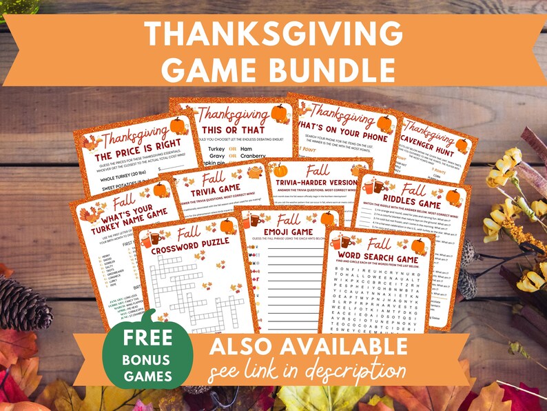 Thanksgiving What's on Your Phone Game, Printable Fall Activity (PDF ...