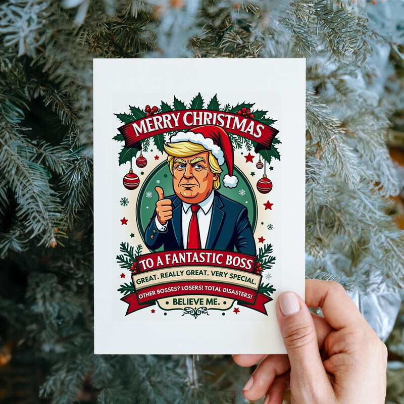 Donald Trump Holiday Cards - Etsy