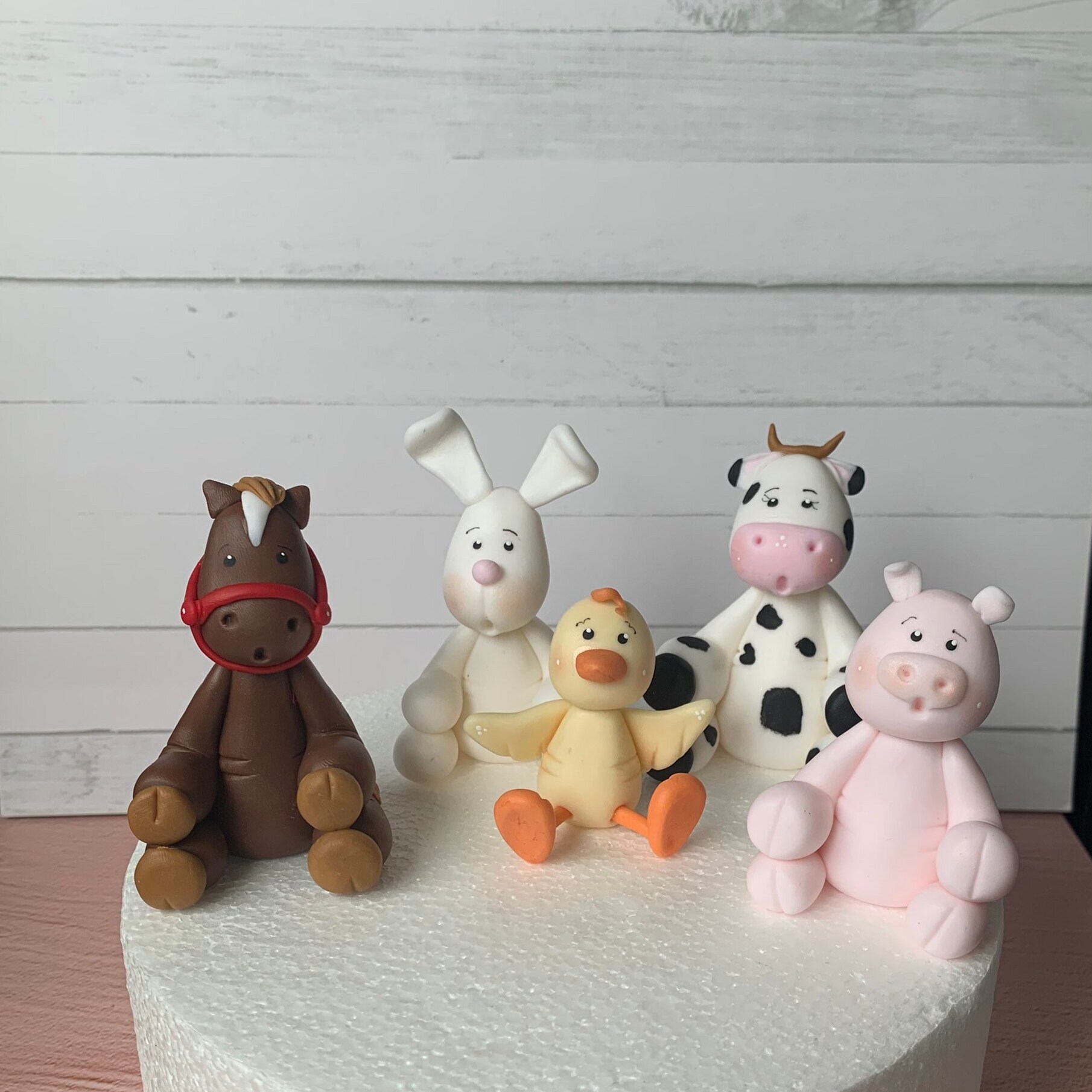Farm Animals Cake Topper Farm Birthday Cake Topper 10 Farm - Etsy
