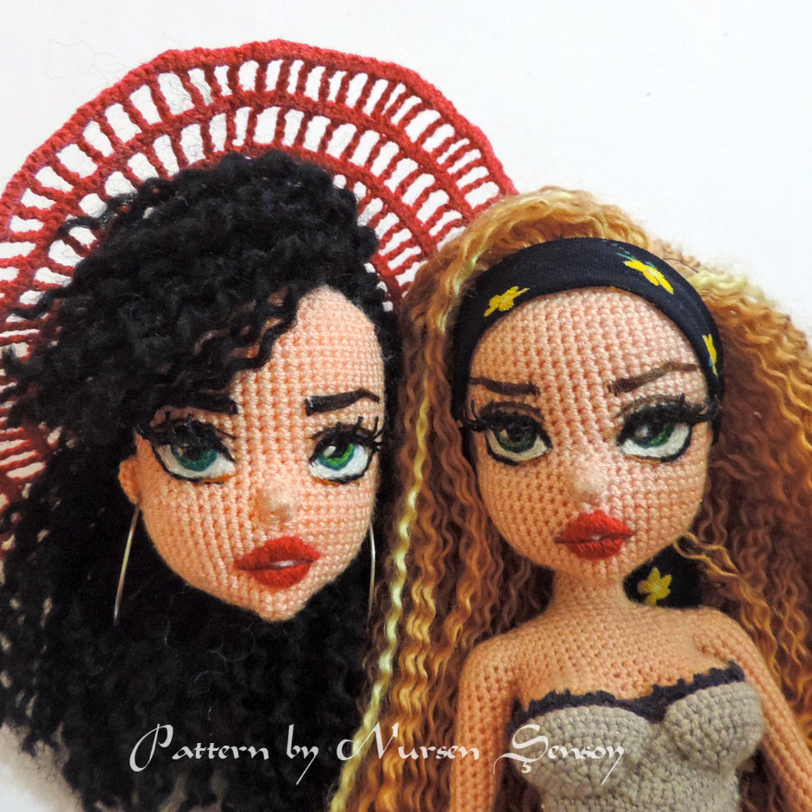 CROCHET HEAD PATTERN Nisan Doll Head Pattern 22 Pages and 6 - Etsy