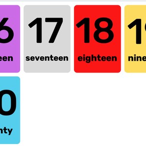 Printable Number Flash Cards/baby Flashcards/homeschool - Etsy