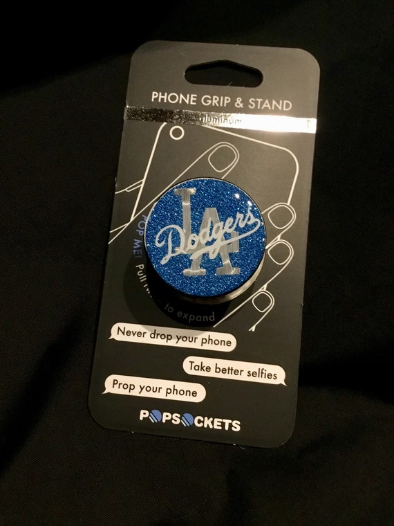 LA Dodgers Glitter Blue Popsocket Decal | Etsy