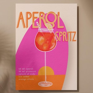 APEROL SPRITZ Digital Download, Italy Poster, Wall Decor Digital ...