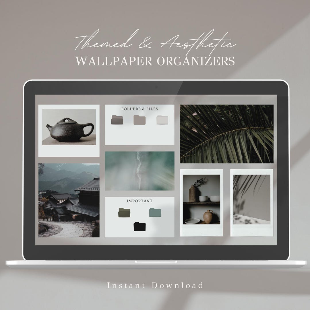 Serenity | Themed Desktop Organizer Wallpaper & Folder Icons Set｜mac ...