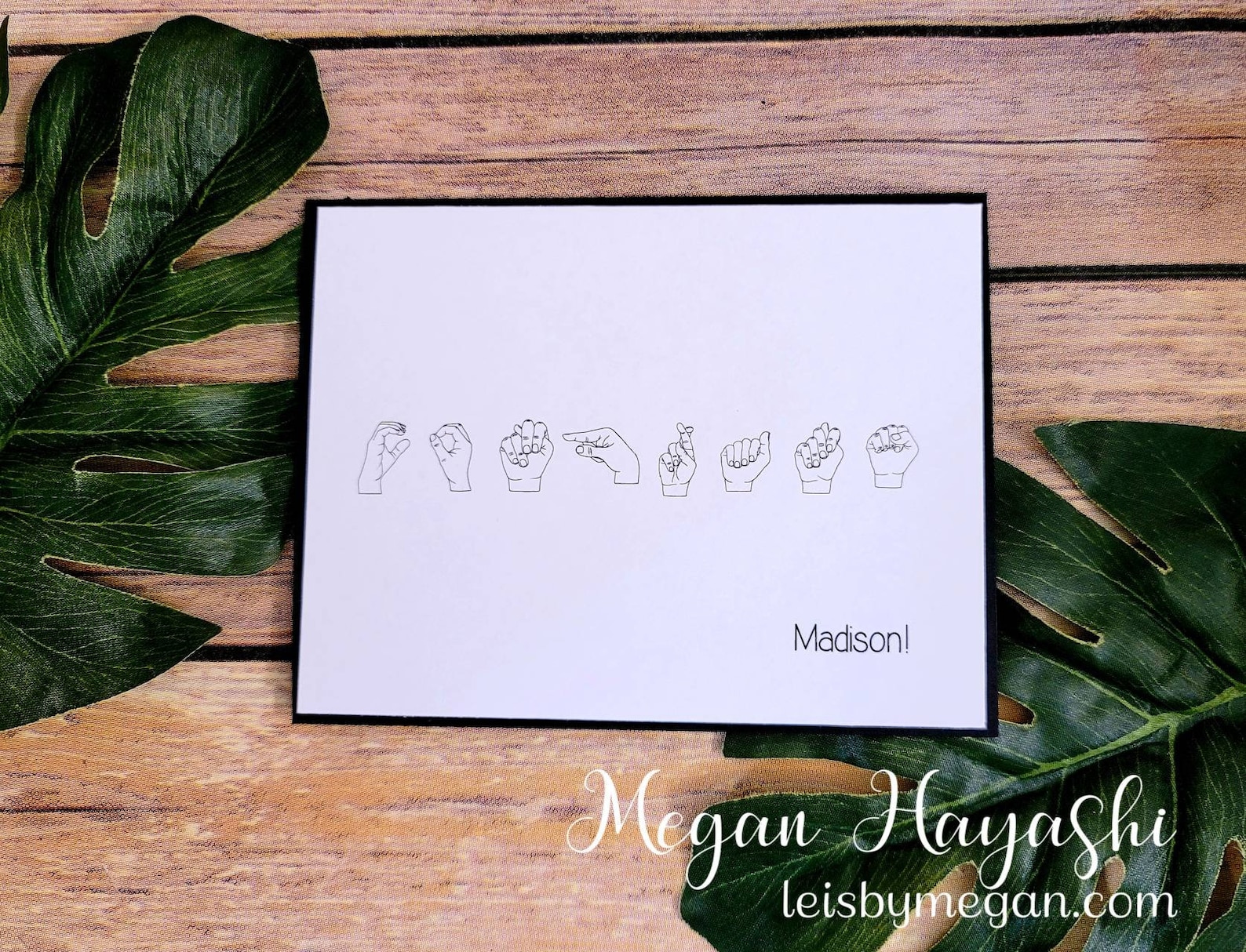 Graduation Card, Sign Language, ASL, Personalized Graduation Card ...