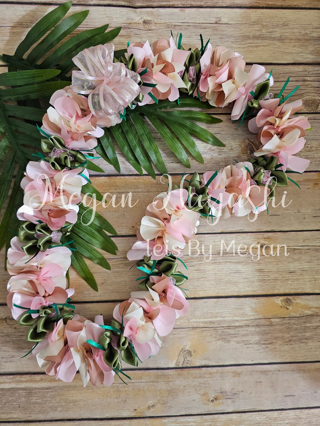 Ribbon Lei, Flower Ribbon Lei, Graduation Lei, Girls Graduation Lei ...