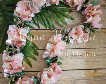 Ribbon Lei, Flower Ribbon Lei, Graduation Lei, Girls Graduation Lei ...