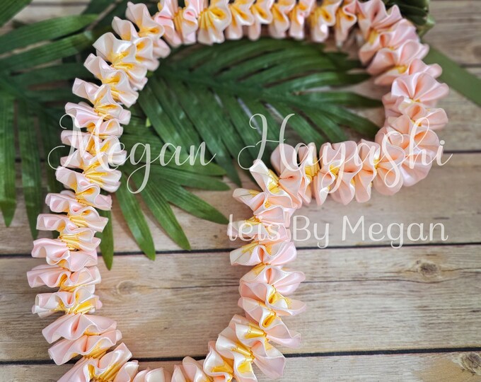 Ribbon Lei, Flower Ribbon Lei, Graduation Lei, Girls Graduation Lei ...