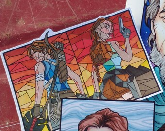 Lara Croft Lara Croft Sticker Lara Croft Decal Tumbler - Etsy