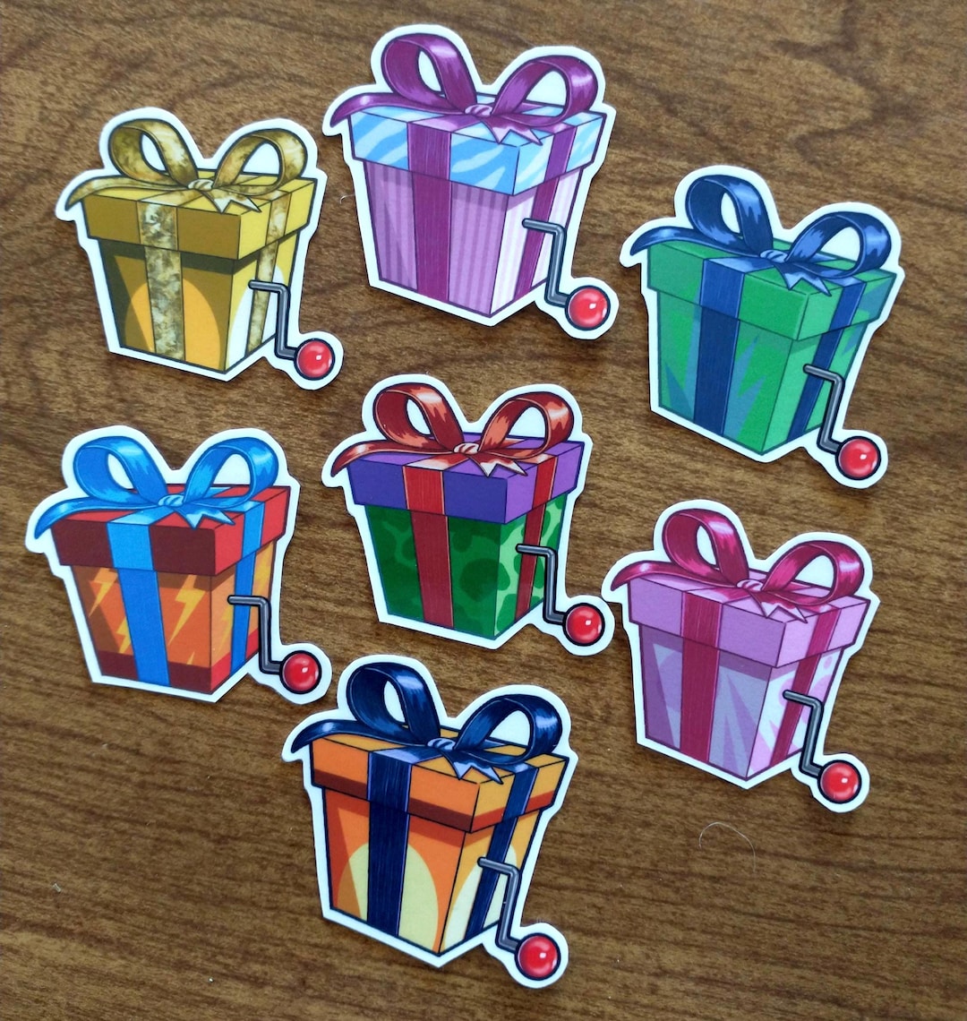 FNAF Prize Box Stickers Video Game Inspired Glossy Handmade Fanart - Etsy