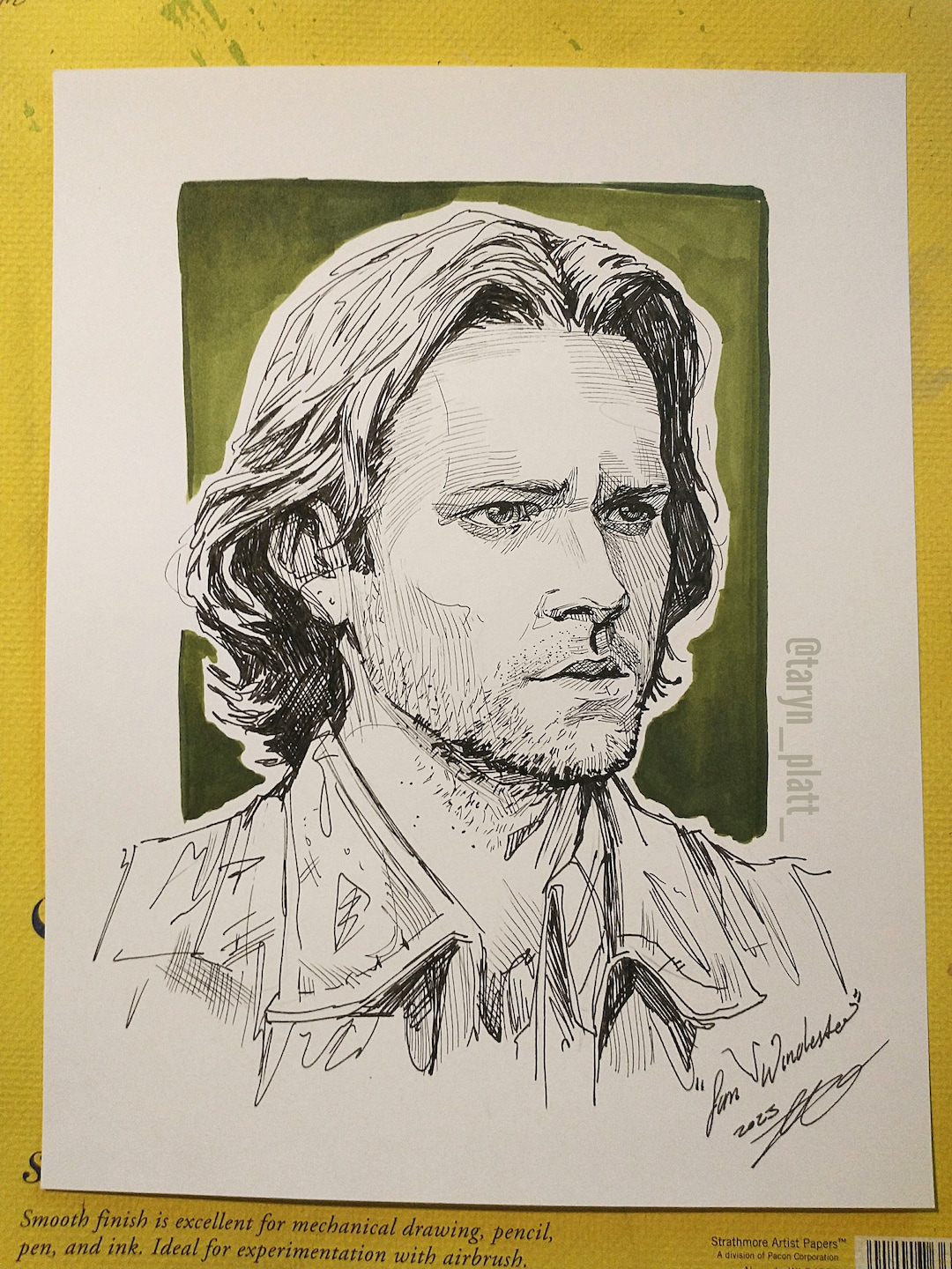 ORIGINAL ART Sam Ink Illustration Fanart Drawing - Etsy