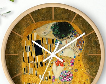 Gustav Kiss Clock - Etsy