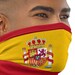 Spanish Flag Face Mask - Neck Gaiter, Scarf, Headwear, Spain Facemask ...