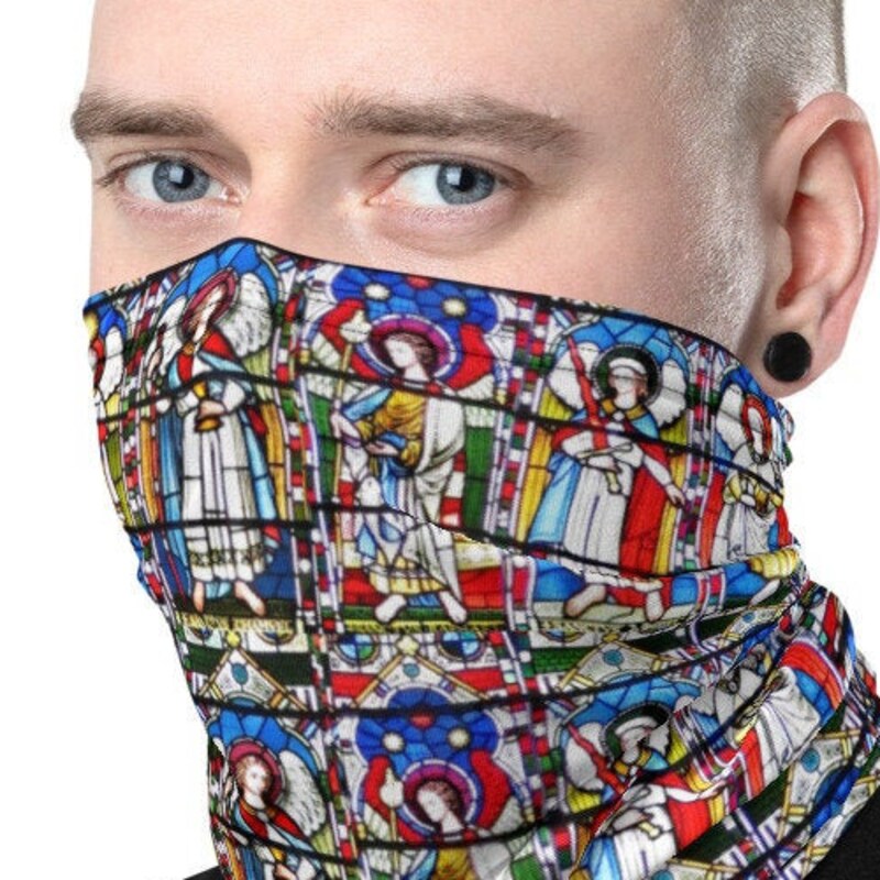 Jesus Face Mask - Etsy