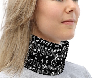 Musical Notes Face Mask Piano Player Music Composer Gift | Etsy