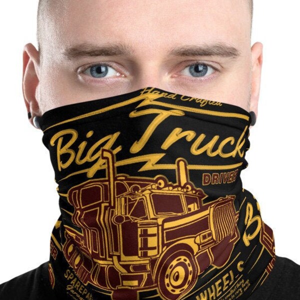 Trucker Face Mask - Etsy
