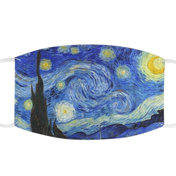 Van Gogh Starry Night Face Mask - Etsy