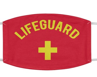 Lifeguard Face Mask Beach & Pool Rescue Team Baywatch - Etsy