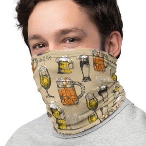 Beer Face Mask, Multifunctional Neck Gaiter, Headwear, Facemask ...