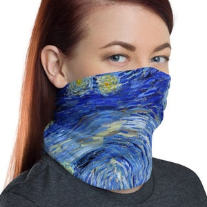 Starry Night Unisex Face Mask, Neck Gaiter, Scarf, Headwear, Facemask ...