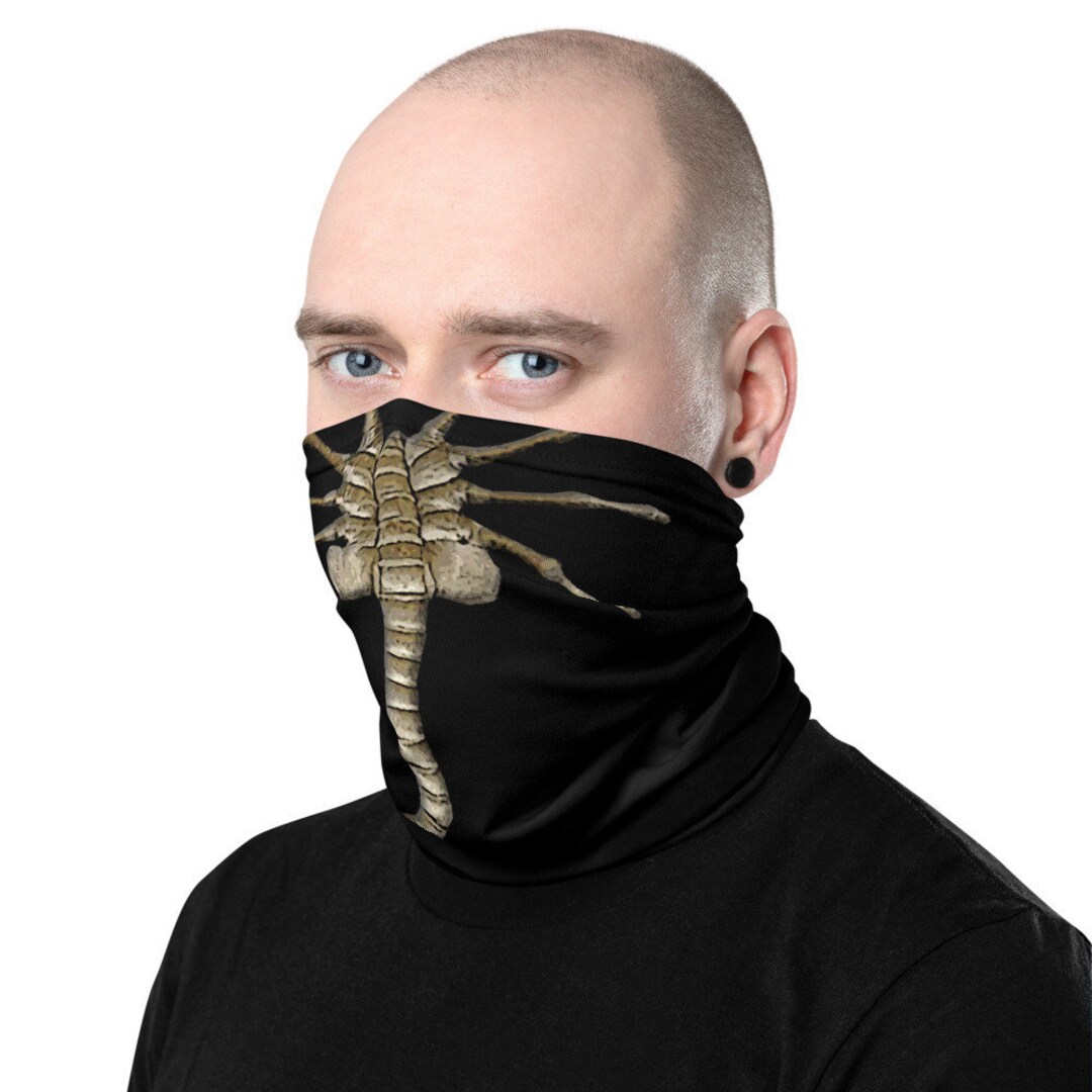 Alien Face Mask, Neck Gaiter, Scarf, Headwear, Facemask, Predator ...