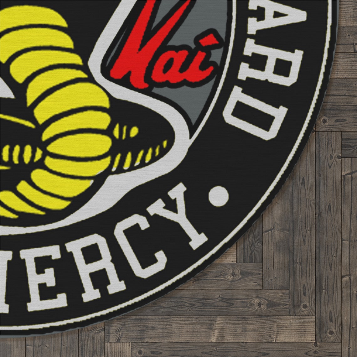 Cobra Kai Round Rug, Karate Kid, Boy Girl Kids Room, Karate Dojo Floor ...