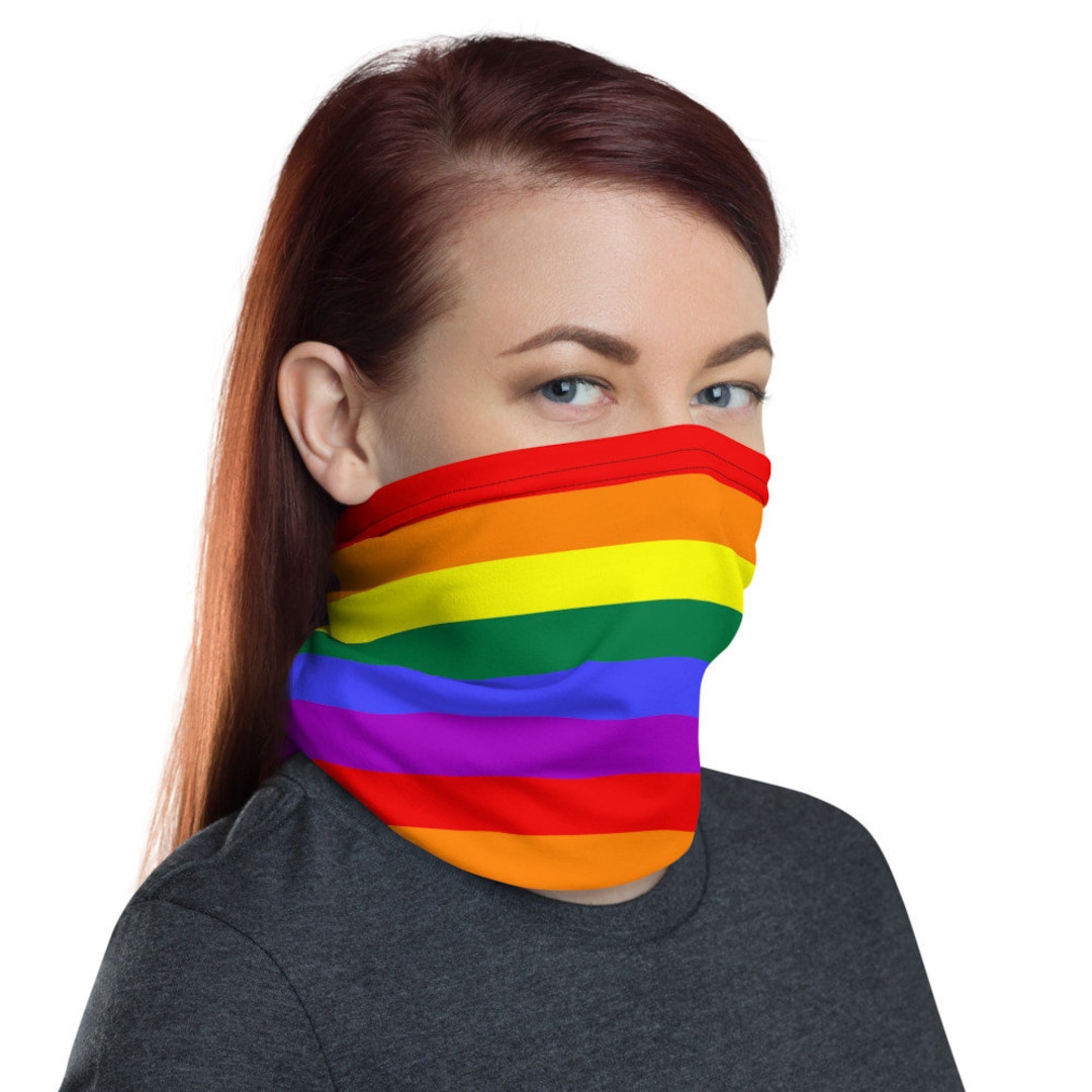 Lgbt Face Mask, Neck Gaiter, Scarf, Headwear, Facemask, Headband, Gay ...