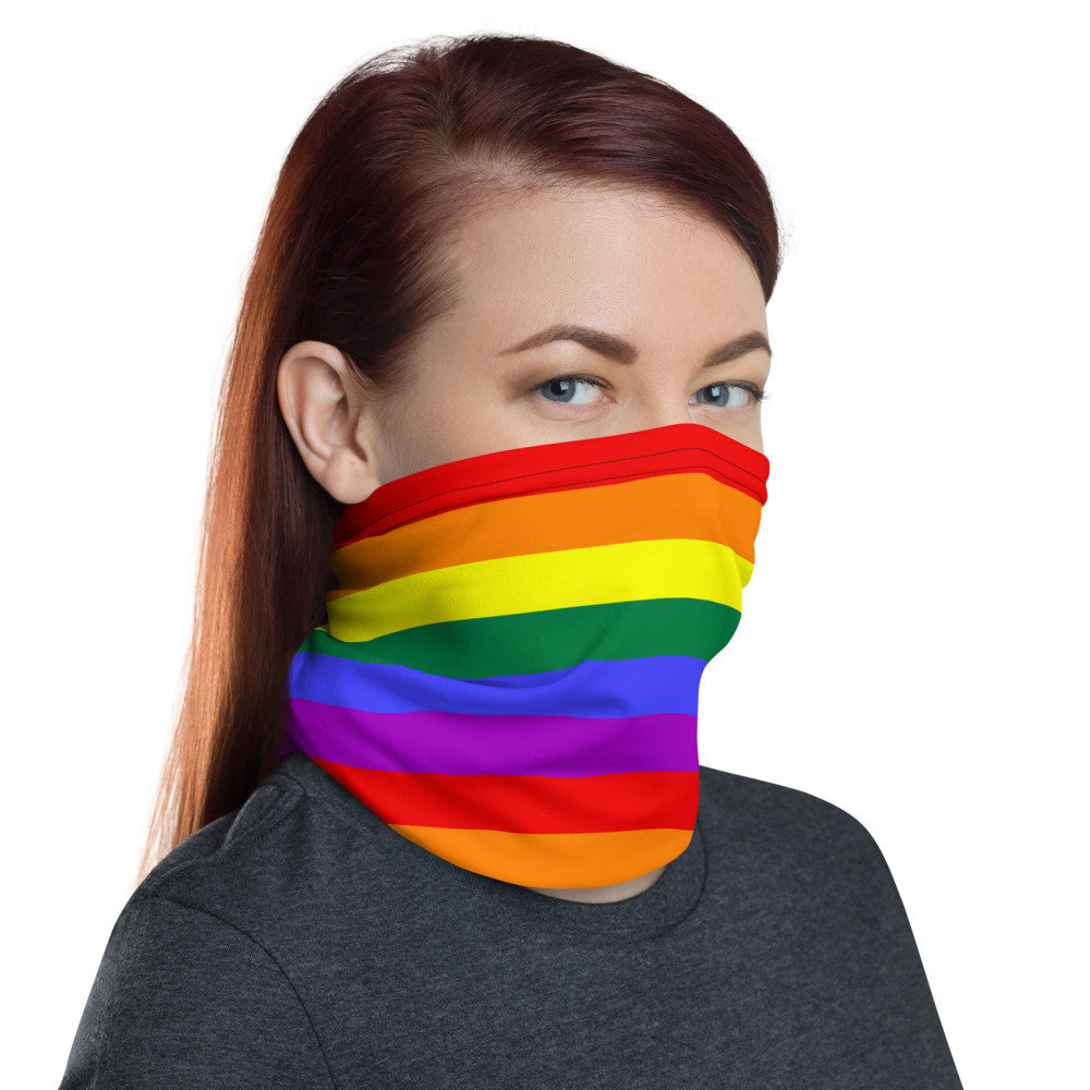 Lgbt Face Mask Neck Gaiter Scarf Headwear Facemask - Etsy