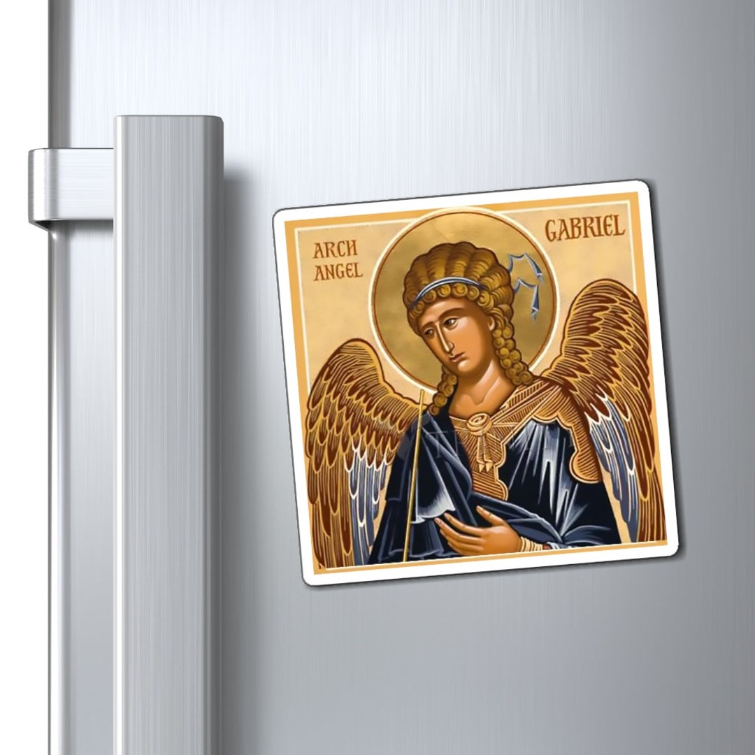 Archangel Gabriel Magnet - Etsy