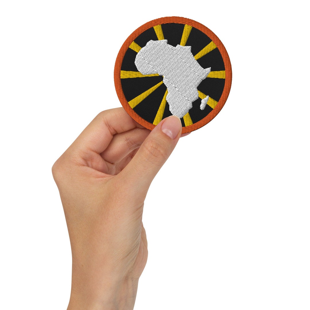 Africa Embroidered Patches, African Continent, Proud African Gift - Etsy