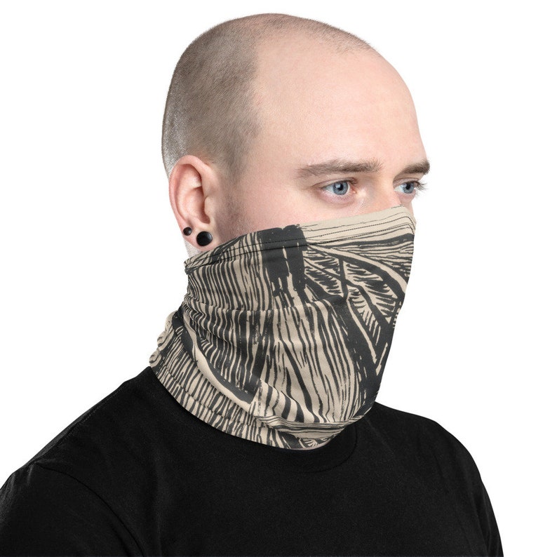 The Scream Face Mask, Neck Gaiter, Headwear, Facemask, Headband, Art by ...