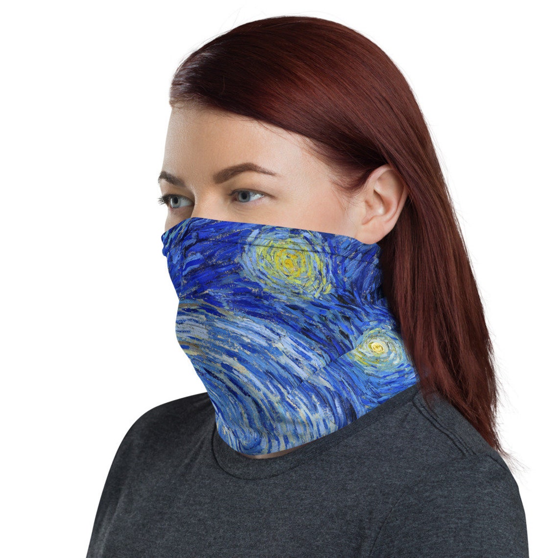 Starry Night Unisex Face Mask Neck Gaiter Scarf Headwear | Etsy
