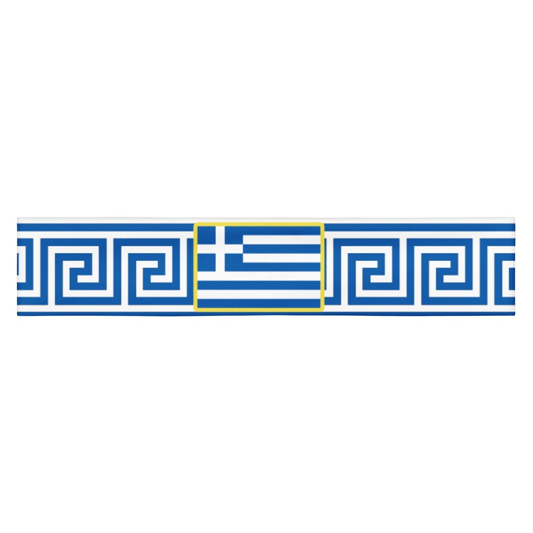 Greece Headband, Greek Flag - Etsy